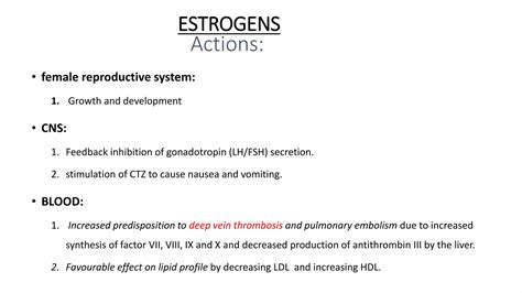Estrogen Progesterone And Contraceptives PPTX