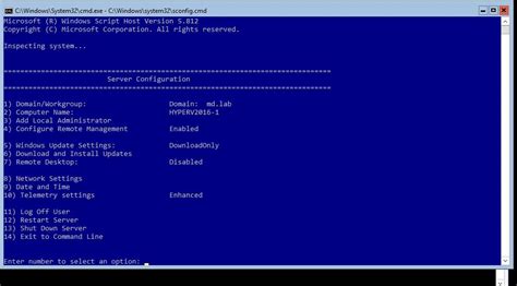 how to join the hyper v server into active directory domain