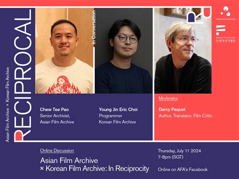 Reciprocal Archives Asian Film Archive