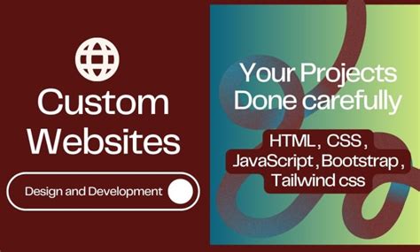 Design And Develop Responsive Custom Websites By Shohiduli Fiverr