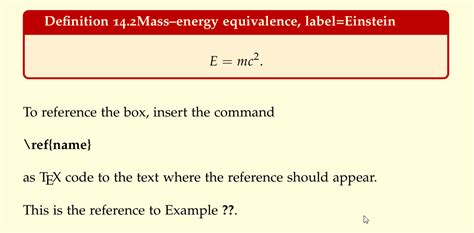 Referencing Tcolorbox In LyX TeX LaTeX Stack Exchange