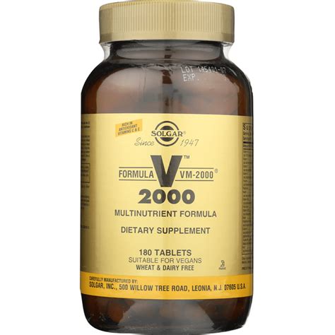 Solgar Formula V Vm-2000 (180 ct) Delivery or Pickup Near Me - Instacart