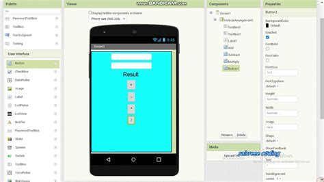 How To Do Calculator On Mit App Inventer Calculator Youtube