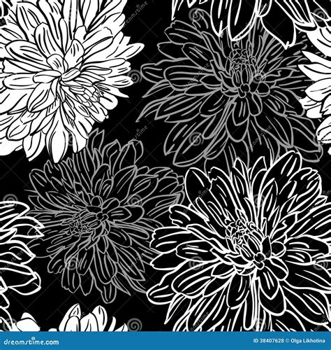 Monochrome Seamless Pattern Small Dots Texture Cartoon Vector