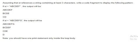 solved assuming that st references a string containing at