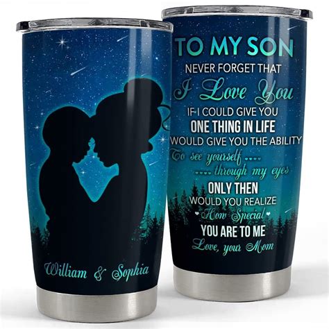 Personalized Son Ts Tumbler From Mom