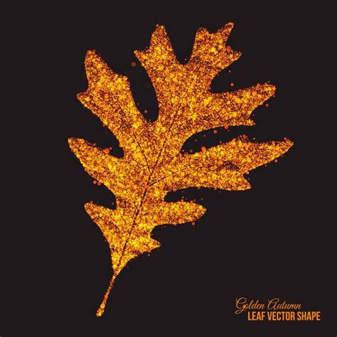 Golden Oak Tree Leaf Vectors And Illustrations For Free Download Freepik