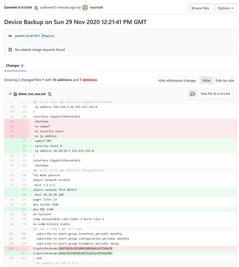 GitHub Vsurresh Ncm With Ansible Git Network Configuration Management With Ansible And Git