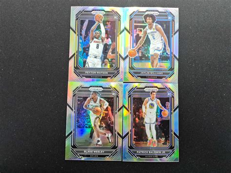 2022 23 Panini Prizm Blake Wesley Rc Sc球星卡 Pz 新秀 韦斯利 沃特森 鲍德温 杰林威廉姆斯 银折