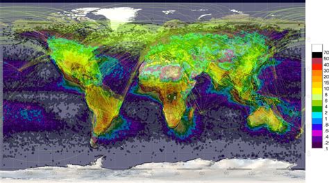 Superposition Of The Optical Transient Detector Otd Lightning