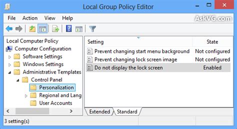 Tip How To Disable Lock Screen In Windows And Later AskVG