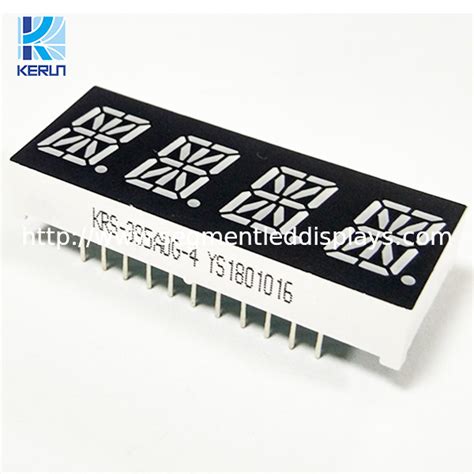 alphanumeric 4 digit 16 segment led display full color tube chip