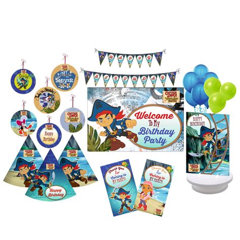 Captain Jake And The Neverland Pirates Party Package Ready To Use Decor Sets Pretty Ur Party