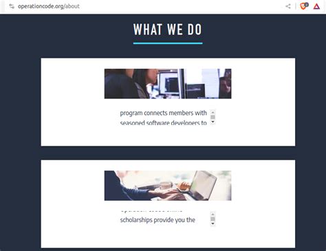Bug About Page Scrollbars In Content · Issue 1775 · Operationcode