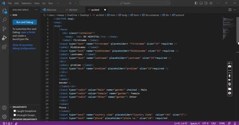 Deepthi Raavi On Linkedin Day1 Task1 Html Css Hospital Python