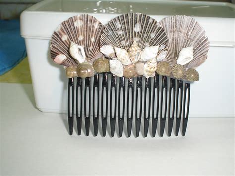 Shell Hair Combs Earthly Designs
