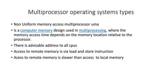 Os Multiprocessing Pptx Operating Systems Computer Software And Applications