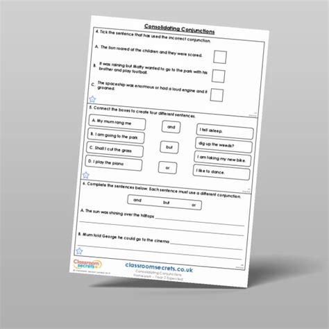 Year 2 Consolidating Conjunctions Teaching Ppt Resource Classroom Secrets