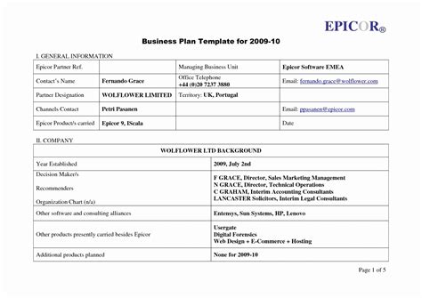 Simple Disaster Recovery Plan Template