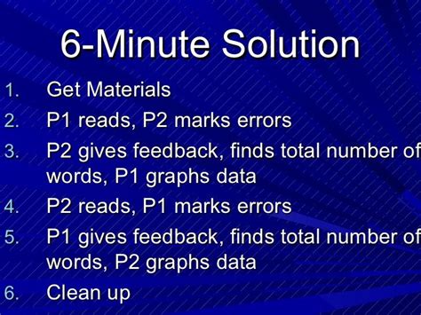 6 Minute Solutions Building Fluency Fluency Reading Intervention