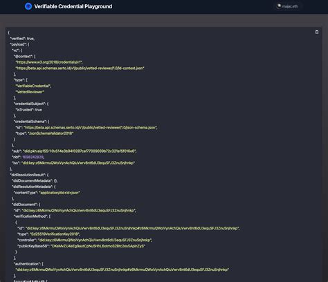 Verifiable Credentials Ceramic Documentation