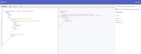 Field Not Recognized On My Graphql Query Developing With Prismic Prismic People