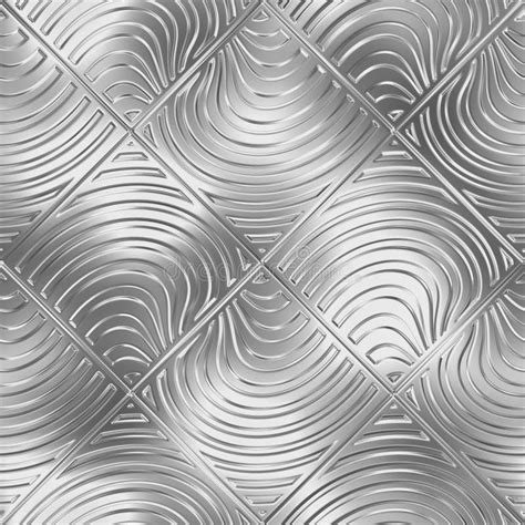 Glass Seamless Texture With Pattern For Window Stock Illustration