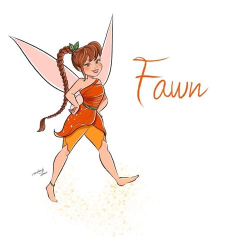 Momo On Instagram Fawn Fawn Tinkerbell Disneyfairies Disney Pixiehollow Drawing Illustration