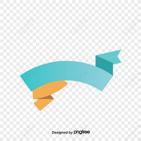 파란색 종이접기 오색 제목 상자 일러스트컬러 리본블루 리본 Png 일러스트 무료 다운로드 Lovepik