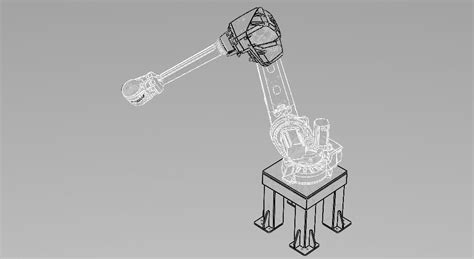 Abb Articulated Robot Irb Free D Model Rigged Cgtrader