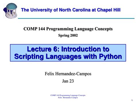 Ppt Exploring Python Scripting And System Programming Concepts