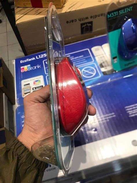 Logitech M331 Silent Wireless Mouse Red Computers And Tech Parts And Accessories Mouse