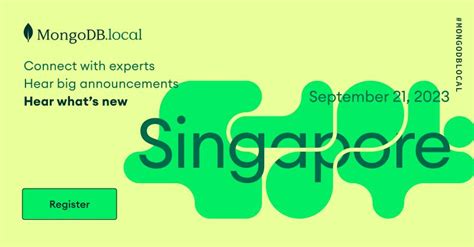Jonathan See On Linkedin Join Us On 21 Sep 9am For Mongodb Local