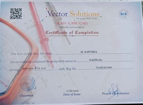 Kawsika Madhavaraj On Linkedin Solidworks Certification 3dcad