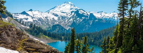Photography Art And Collectibles Wa Seattle Mount Rainier And Mount Baker Pe