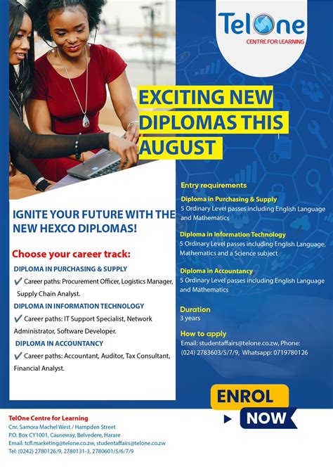 Telone Telone Centre For Learning Is Now Enrolling For The August 2025 Intake At Both Our