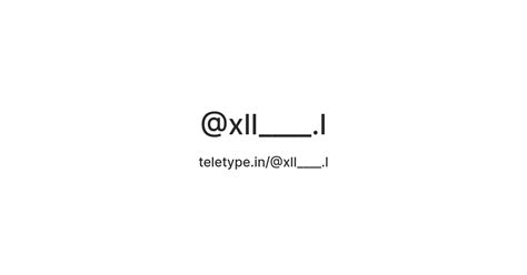 Xll L — Teletype