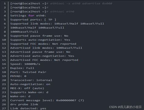 Ethtool 网卡诊断和调整工具总结 Csdn博客