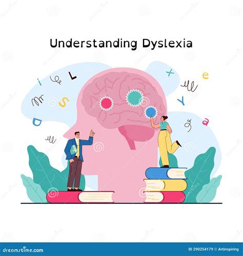 Dyslexia Learning Disorder Or Disability Stock Illustration