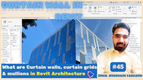 What Are Curtain Walls Curtain Grids And Mullions In Revit Architecture