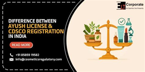 Difference Between Ayush License And Cdsco Registration