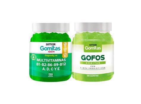 Gomitas Adulto Multivitaminas Gomitas Gofo Con Fibra Adulto