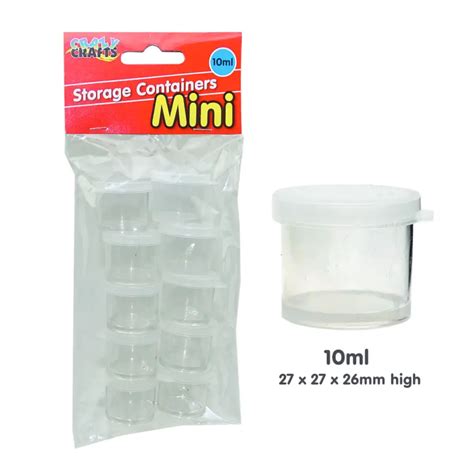 Mini Storage Containers 10ml Crafty Arts