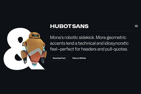 Hubot Sans Preview FondFont