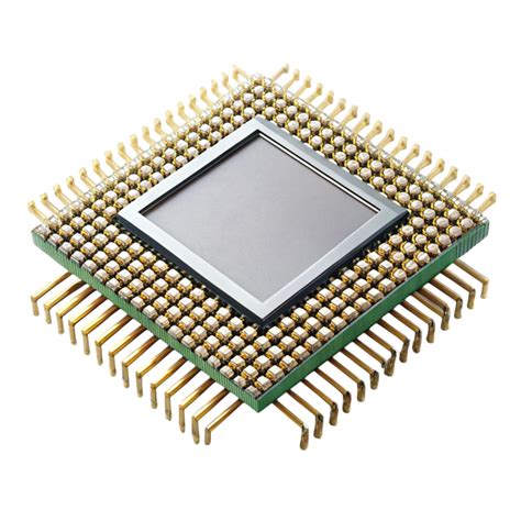 High Precision Cpu Chip With Gold Connectors For Electronic And