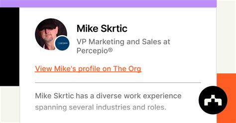Mike Skrtic Vp Marketing And Sales At Percepio® The Org