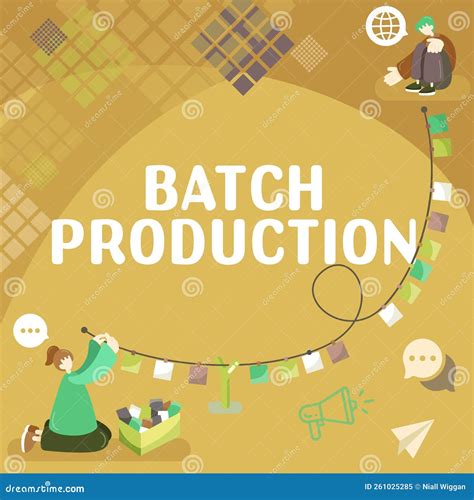 Conceptual Caption Batch Production Business Overview Products Are Manufactured In Groups