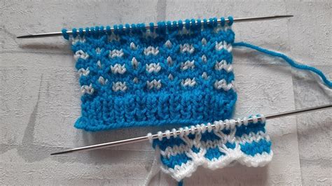 Очаровательный двухцветный узор Легко и просто Youtube