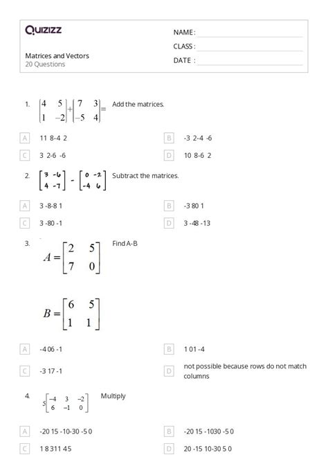 50 Vectors Worksheets For 10th Grade On Quizizz Free And Printable