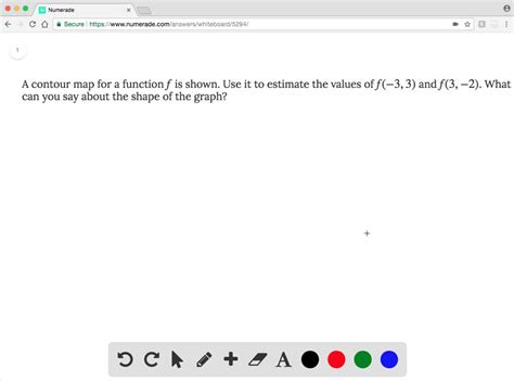 solved a contour map for a function f is shown use it to estimate the